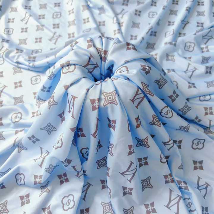 140gsm Printed Spandex Fabric 92% Polyester 8% Spandex Custom Design ...