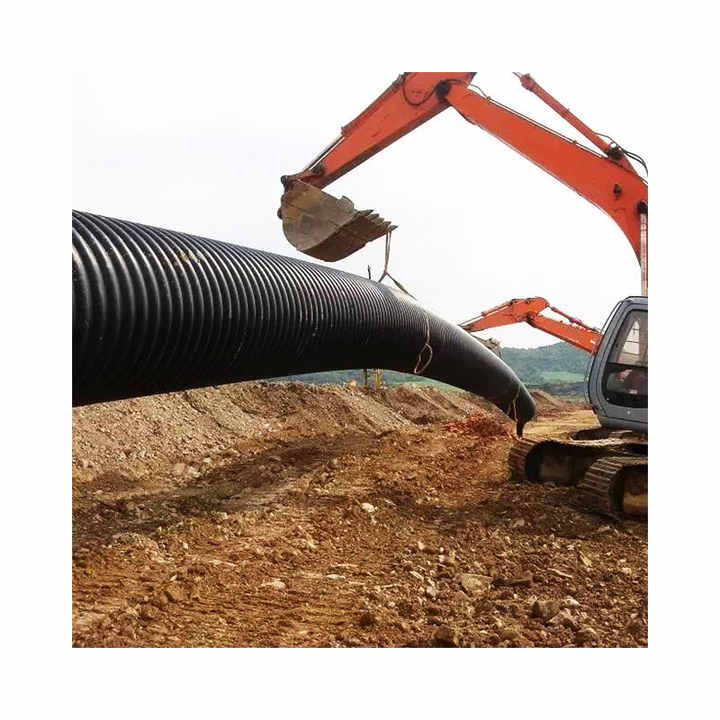 High Quality Large Diameter 12 Inch Plastic Culvert Pipe Hdpe Double ...