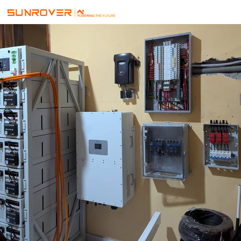 Commercial Solar Power System 500kw Inverter LiFePO4 Battery Installed ...
