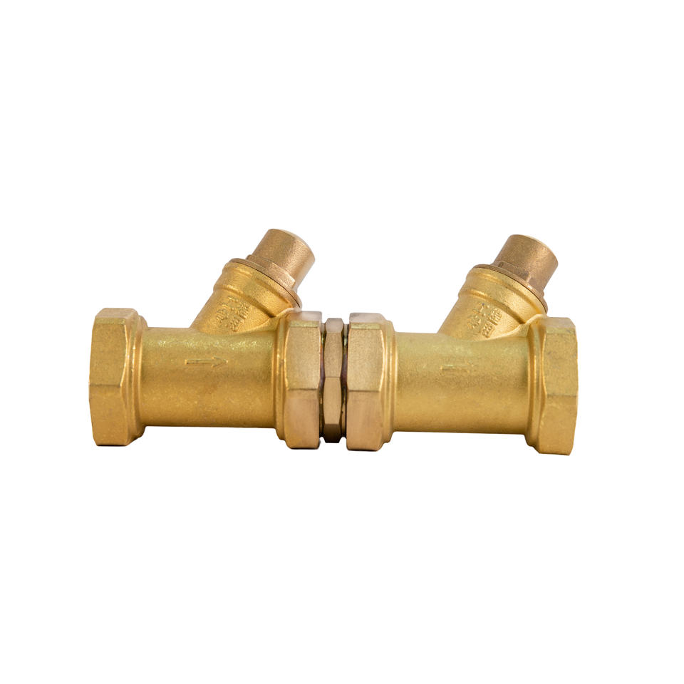 Double Check Valve Backflow Preventer Anti-Fouling Brass Backflow ...