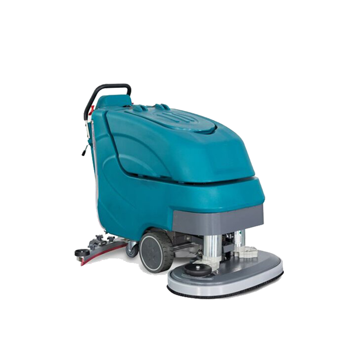 Full Automatic Double Brush Floor Scrubber Cordless Auto Scrubber Floor ...