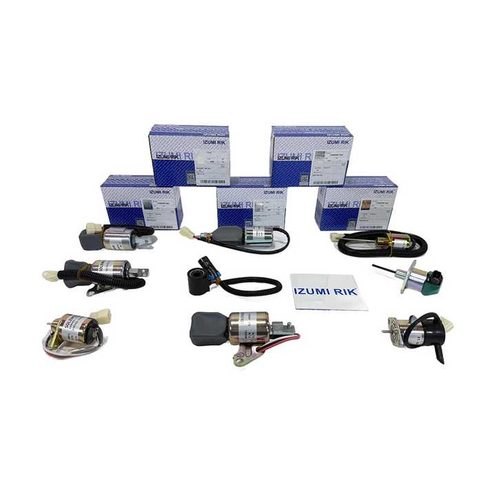 IZUMI RIK Stop Solenoid Valve for Hino F17E F20C F21C Construction ...