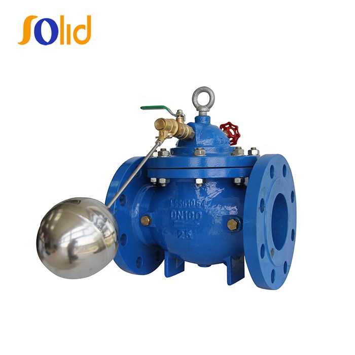 Flanged Ductile Iron 100X Water Float Valve - Pressure Control