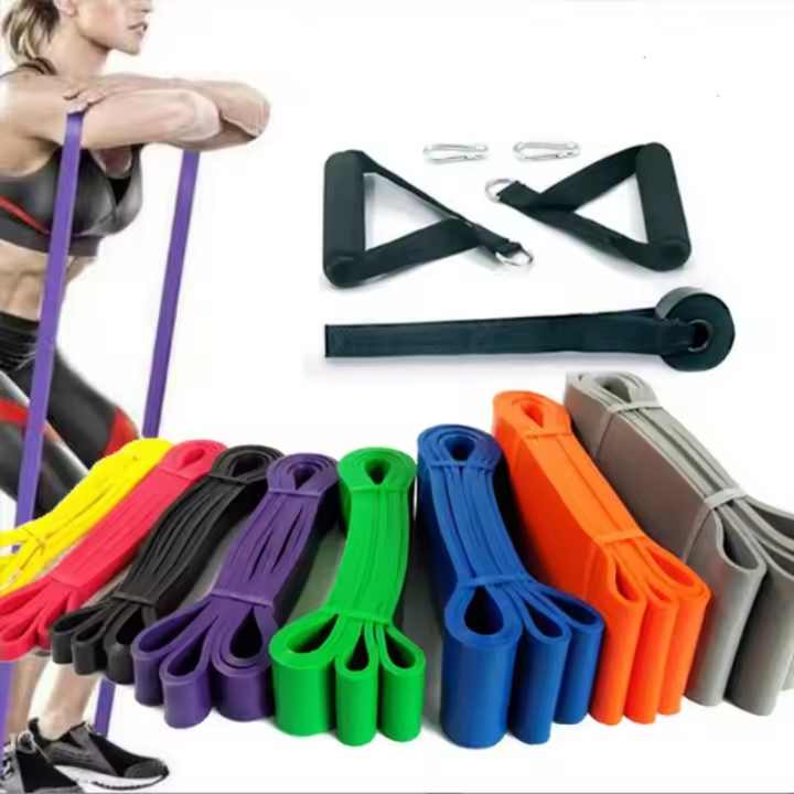 Heavy Stretching TPE or Latex Band Set Long Resistance Exercise Loop ...