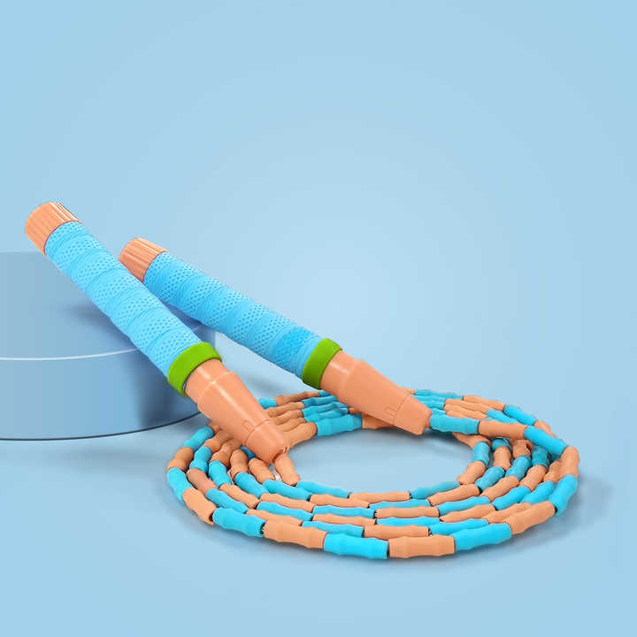 Segmented Beaded Jump Rope with No- Knot for Active Workouts and ...