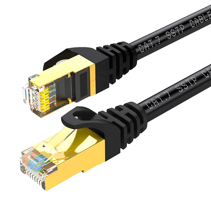 CAT8 Cat7 BC SFTP Highest Speed Ethernet Cable RJ45 Gold Plated Right ...