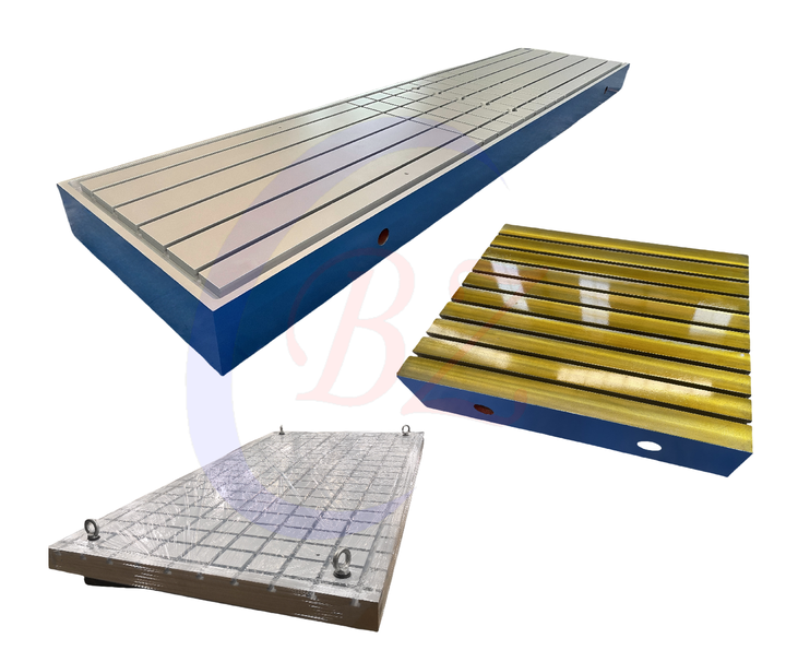 Professional Cast Iron Surface Plate with T-Slots Measuring Tool for ...