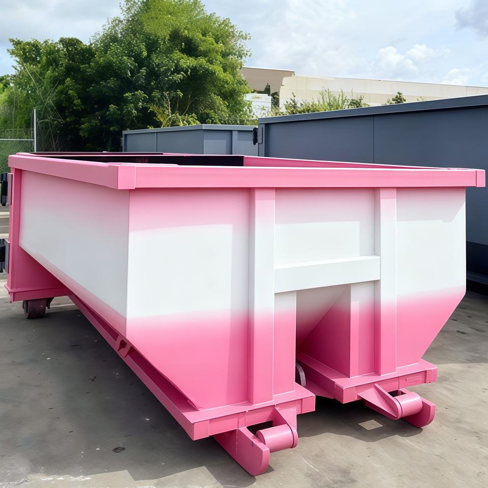 Heavy-Duty Steel Roll Off Dumpster - Reinforced Frame, Large Capacity ...