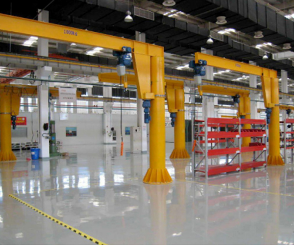 360 rotation High performance electric jib crane provided by Henan Mine Crane