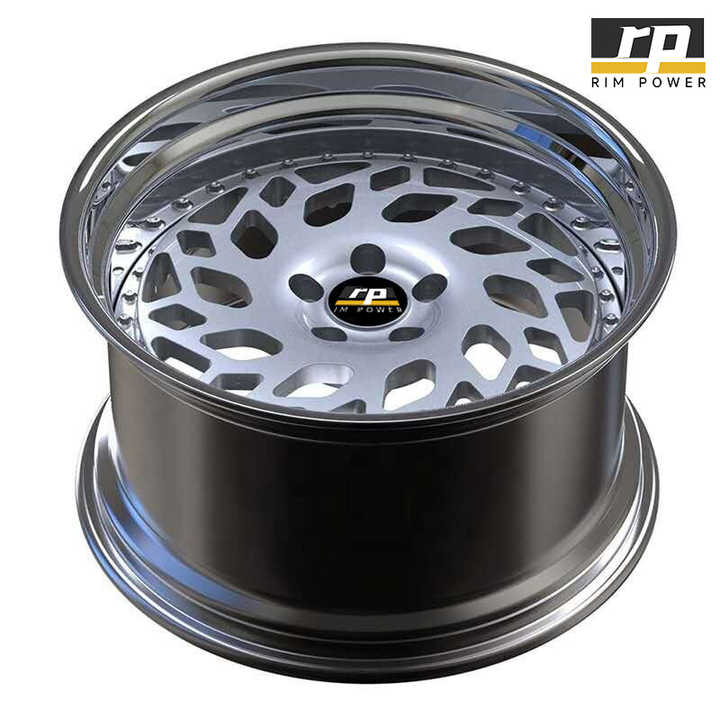 Customizable 2 Piece Wheel 20" 21" 22" 23" 24" 26" Inch Multi Spoke ...