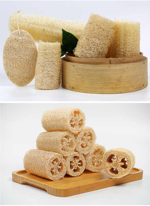 100% Biodegradable Recycled Natural Loofa Sponge Dish Luffa Lufa Lofa ...