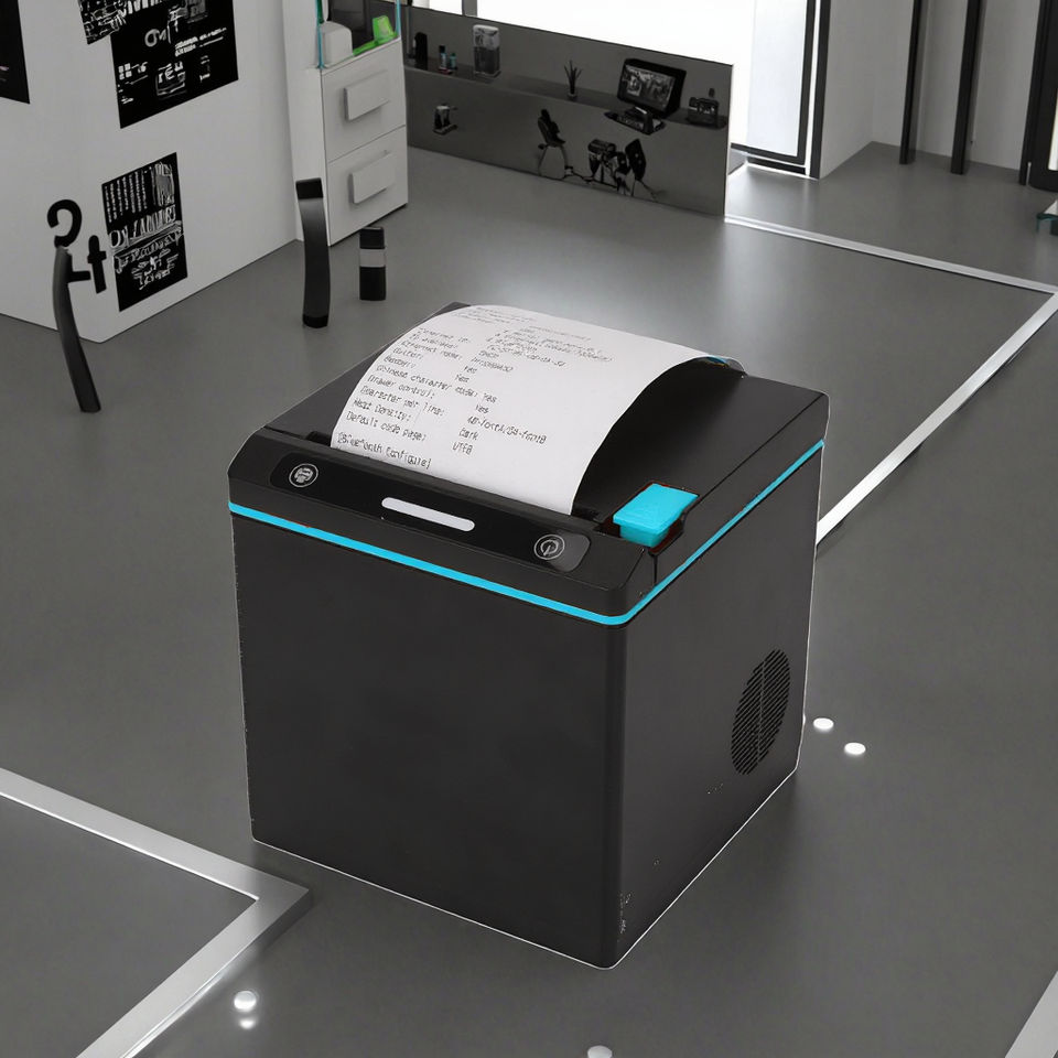 80mm Thermal Receipt Printer High Speed 300mm/s USB LAN WIFI for ...