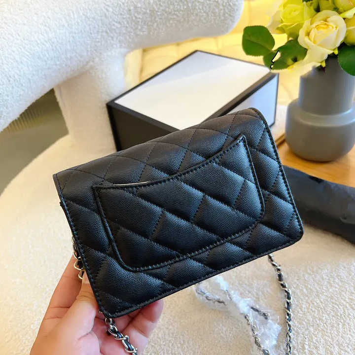 Crossbody Shoulder Bag Woc Bags Genuine Leather Caviar Handbag Purse ...