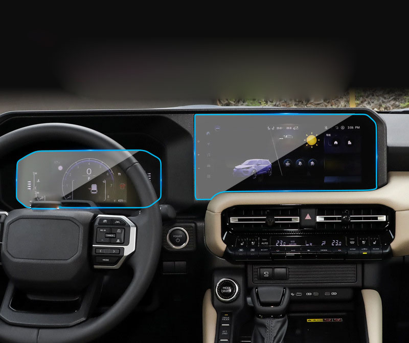 2025 Toyota Land Cruiser Dashboard - Android 13 Touch Screen GPS