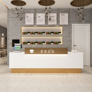 Wholesale l shape cafe bar counter design For Setting up Functional ...