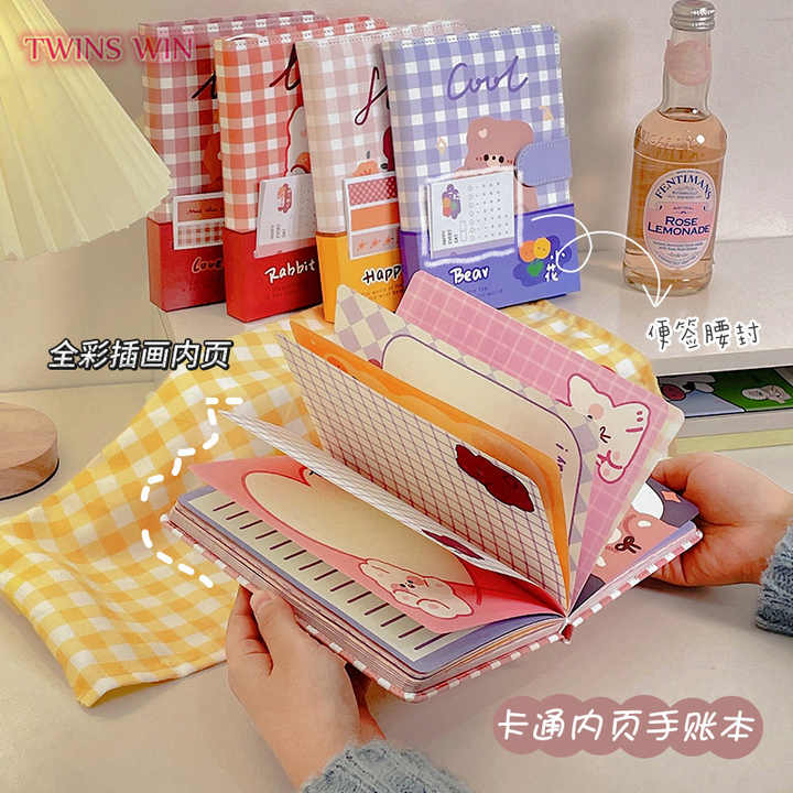 Kawaii Hardcover Notepad - Eco-Friendly Japanese Stationery