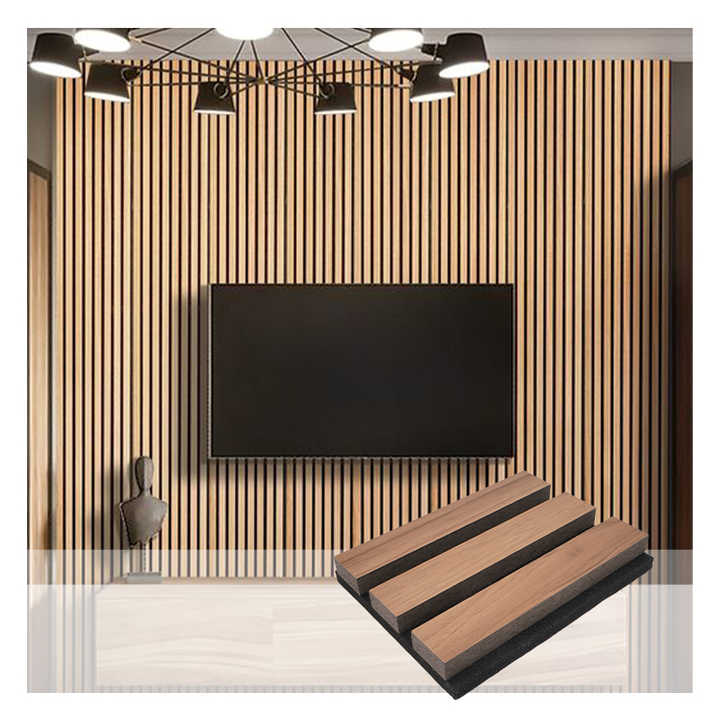 Modern Wall Cladding Home Decor Slatted Wpc Panel Wood Plastic ...