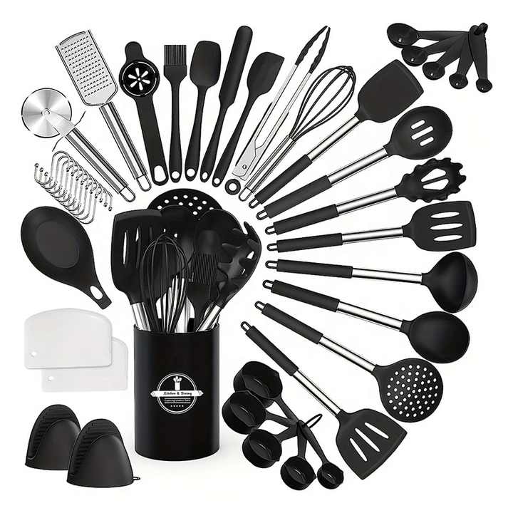 43 Pieces Custom Kitchen Tools - Durable & Versatile Utensils