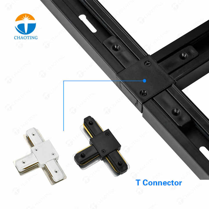 Extruded Aluminum Track for LED Spot Lighting in Showrooms