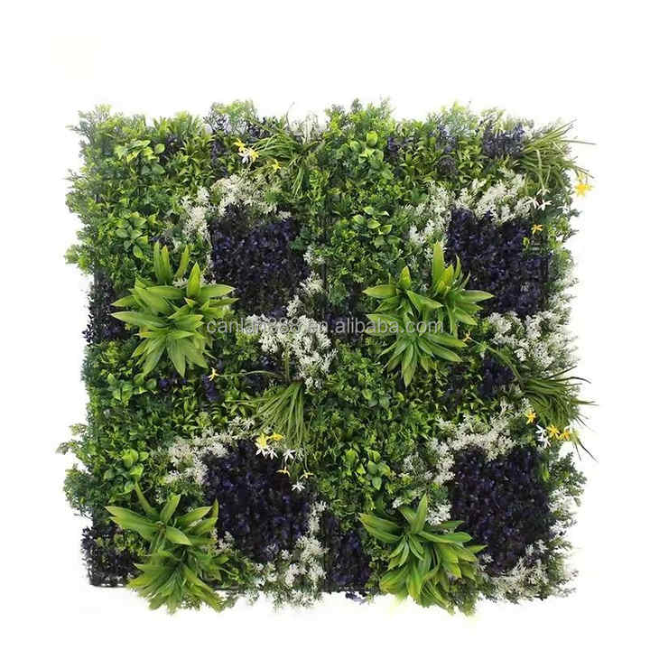 Artificial Turf Plant Wall Background Panel Decoration, UV-resistant ...