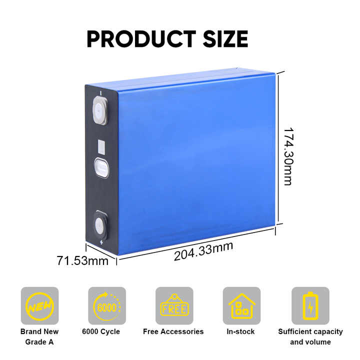 SEVB Sunwoda LFP système solaire prismatique batterie au lithium 3.2V ...