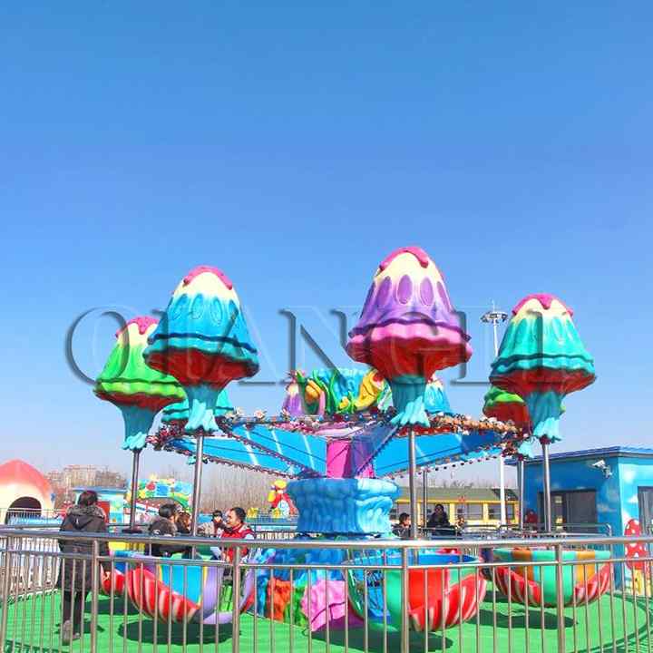 Crazy Amusement Park Fun Fair Rides Merry Go Round Machine Happy ...