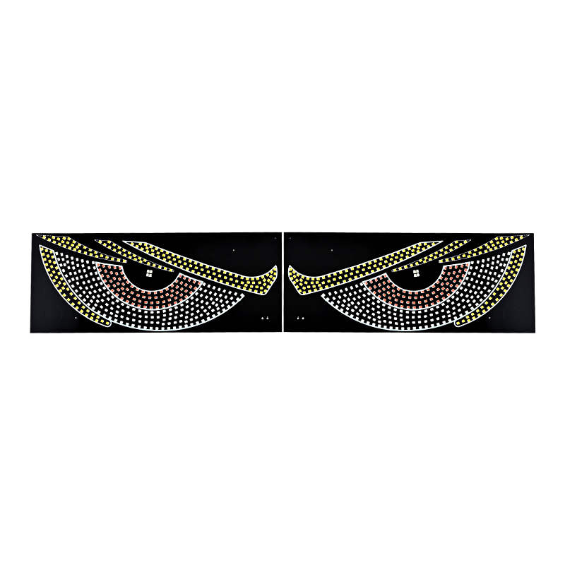 USB Animated Demon Eyes Screen Led Matrix Panel for Trucks