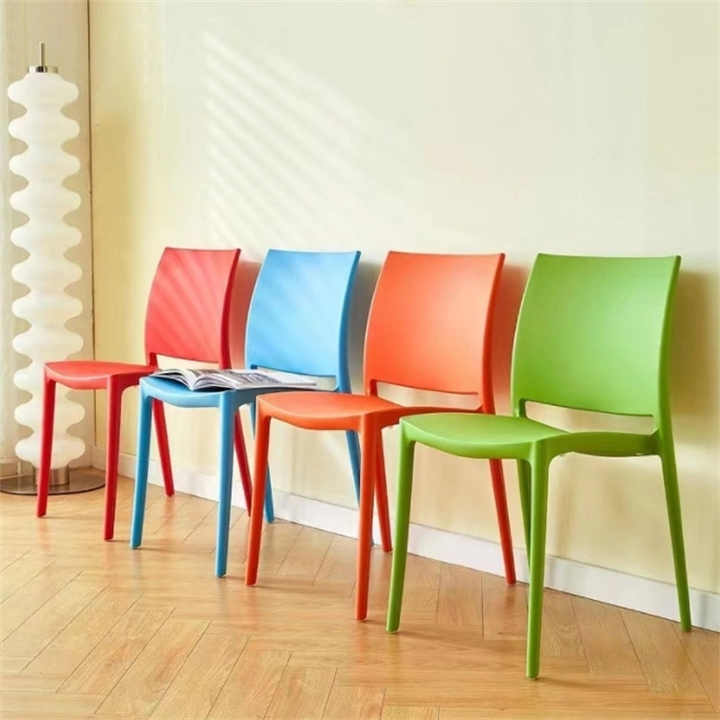 Modern Design Stackable Plastic Dining Chair Excellent Quality with ...