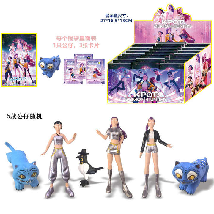 24PCS/SET Figura KPop Demon Hunters Figurine Statues Cos New Movie PVC ...