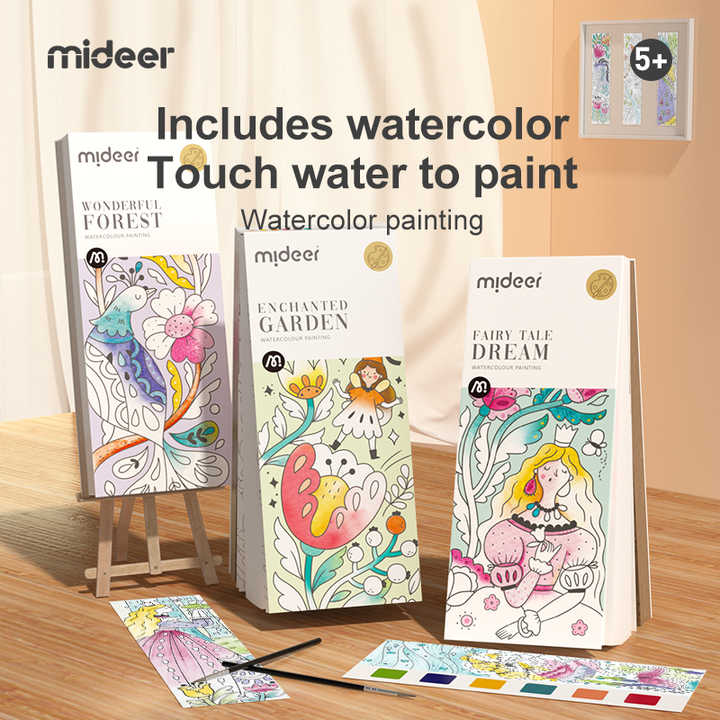 Mideer M4225 Coloring Book for Children Light Sketch Light Color ...