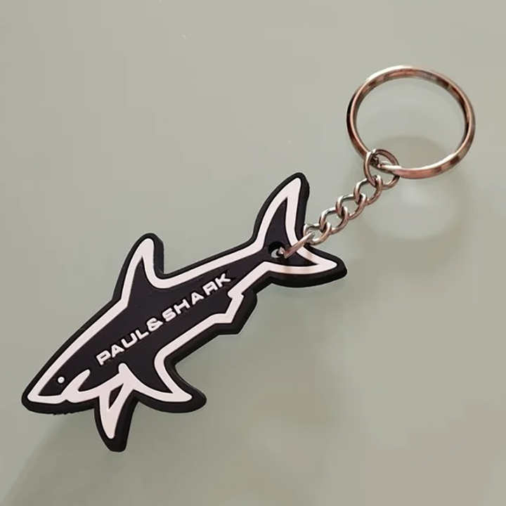 Wholesale Paul Shark Keychain PVC Soft Rubber Customized Cartoon ...