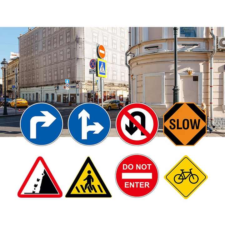 Wholesale Aluminum Traffic Sign Blanks Custom Pattern Traffic Warning ...