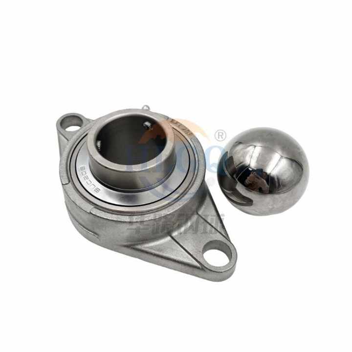 High QualityTwo Hole Flange Housing Bearing Ss420 Pillow Block Bearing ...