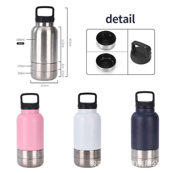 304 Stainless Steel Eco-Friendly Vacuum Insulated Pet Water Bottle ...