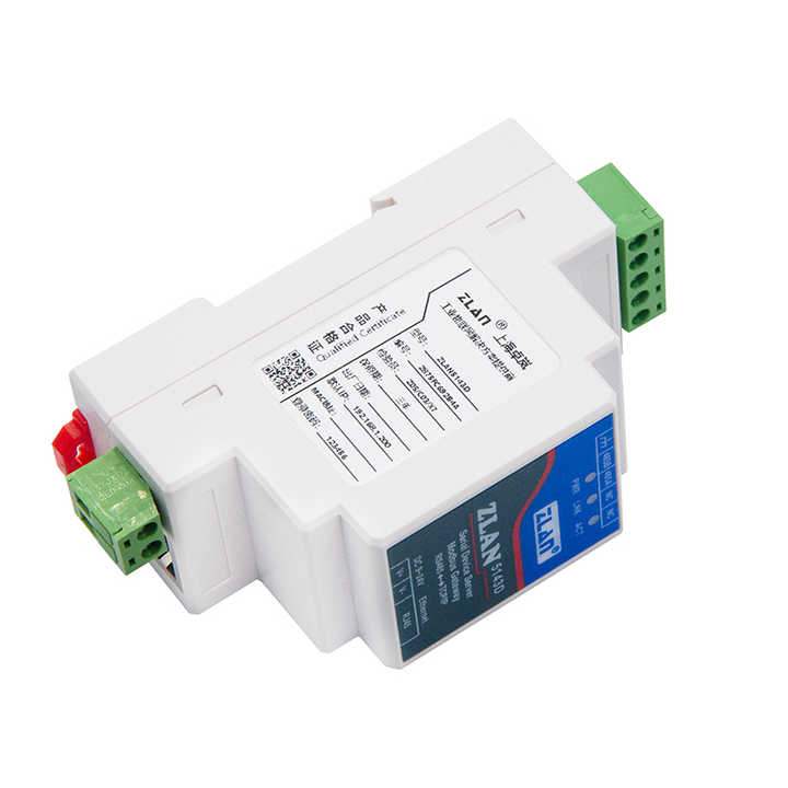 Small Size Din Rail Mounted Modbus RTU Ethernet One Serial Port Custom ...