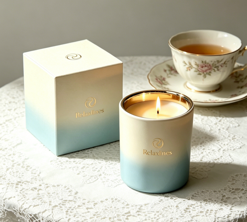 Customized Natural Soy Wax Glass Jar Scented Candles for Luxurious ...