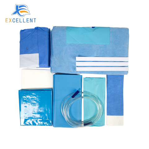 Medical Hospital Disposable Sterile Surgical Kit Drape Pack