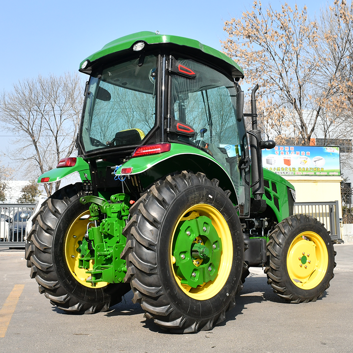 Mini 4WD 4x4 Farm Tractors 80hp-120hp Rated Power Wheel Agriculture Machinery Inexpensive ...