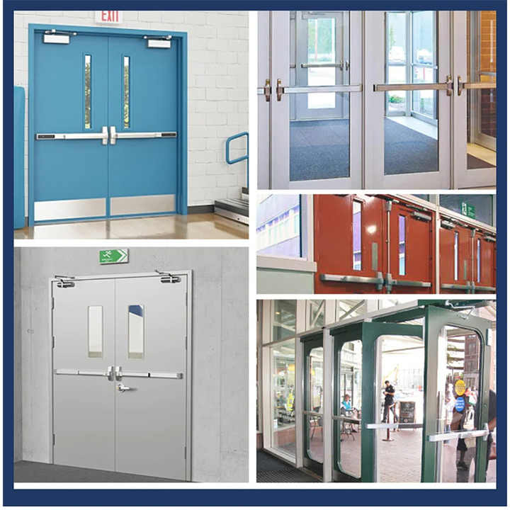 Modern Fire Escape Emergency Exit Fire Door Iron Paint Escape Door Exit ...
