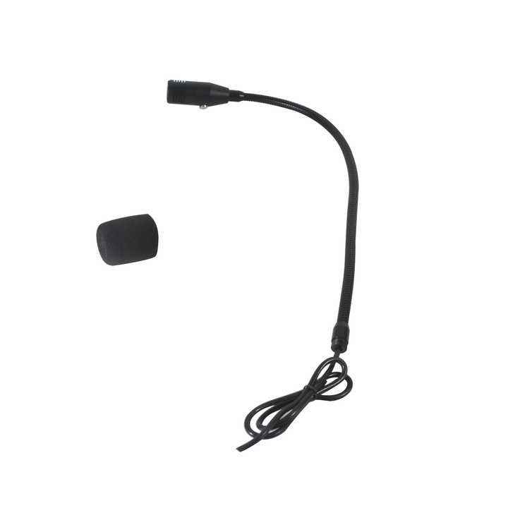 Mini Dynamic Cardioid Microphone Desktop Wired Gooseneck Mic for ...