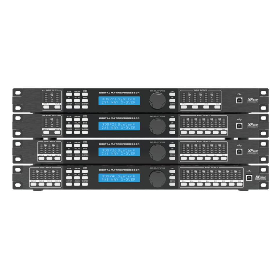 Mansender XP480 Professional 24-bit DSP Audio Management System 4CH ...