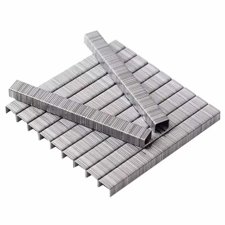 1006J-1016J Galvanized Sofa Staple Pneumatic Gun Nail Furniture Staples