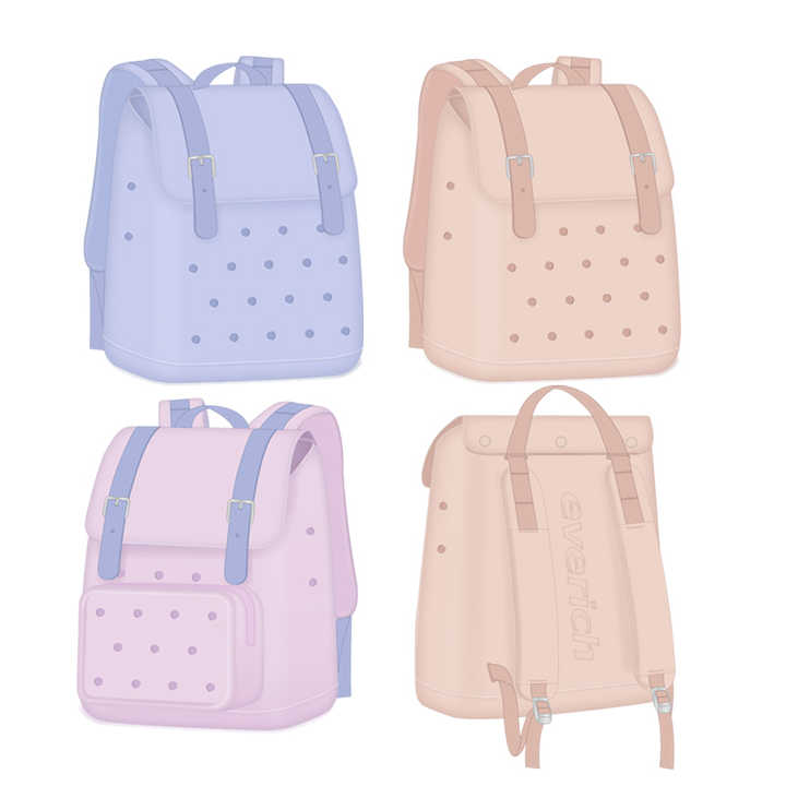 Everich Wholesale Kids Beach Waterproof Tote Bags Custom Summer Rubber ...