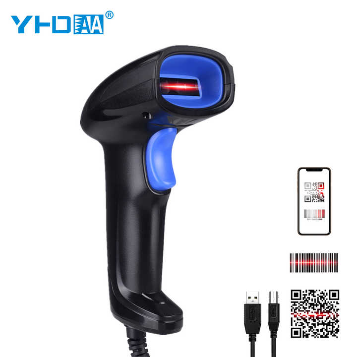 YHD-1100D 2D Wired Barcode Scanner - High Speed & Reliable