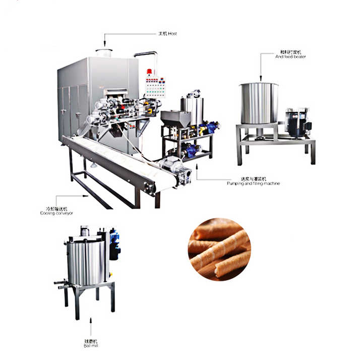 High-quality Automatic Small Wafer Cone Biscuits Machine Production ...
