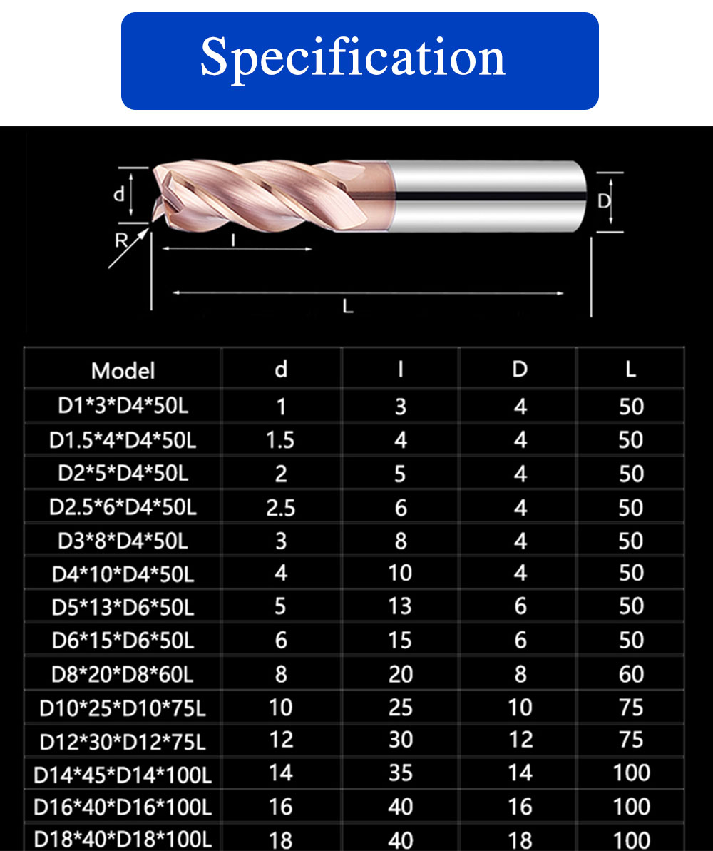 Dao Phay Thép Vonfram Cacbua Dụng Cụ Cnc Cán Thẳng Hrc 2-4 Đầu Sáo - B – Chima.vn – Máy móc ...