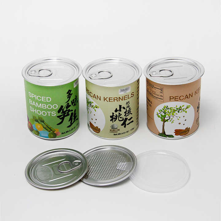 Food Grade Paper Can Packing - Eco-Friendly Snack Packaging