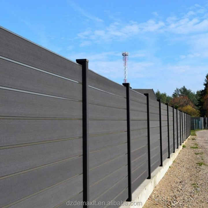 Exterior Wall Panel WPC 6ft Fence Board Outdoor WPC Wall Cladding with ...