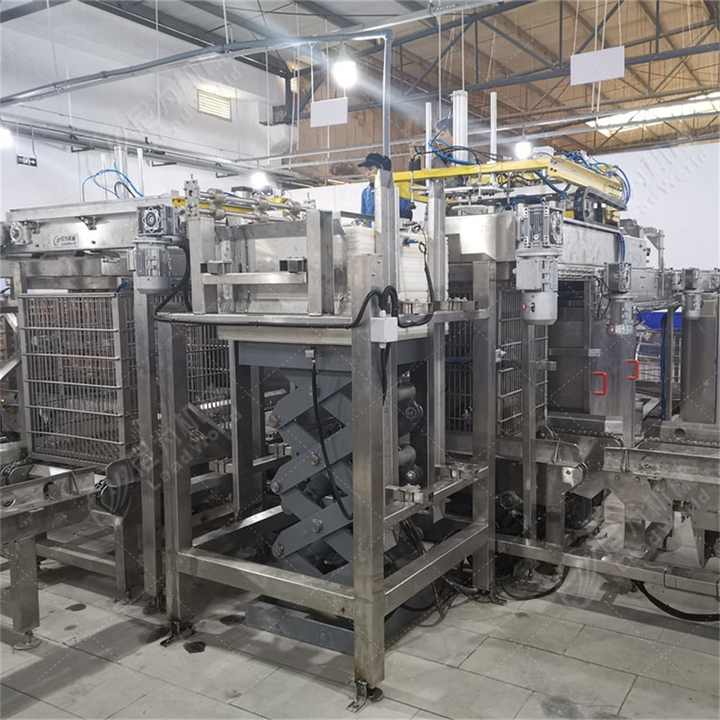 LWT Fully Automatic Empty Can Loading/Unloading Machine/De-Palletizing Palletizing Packing Line ...