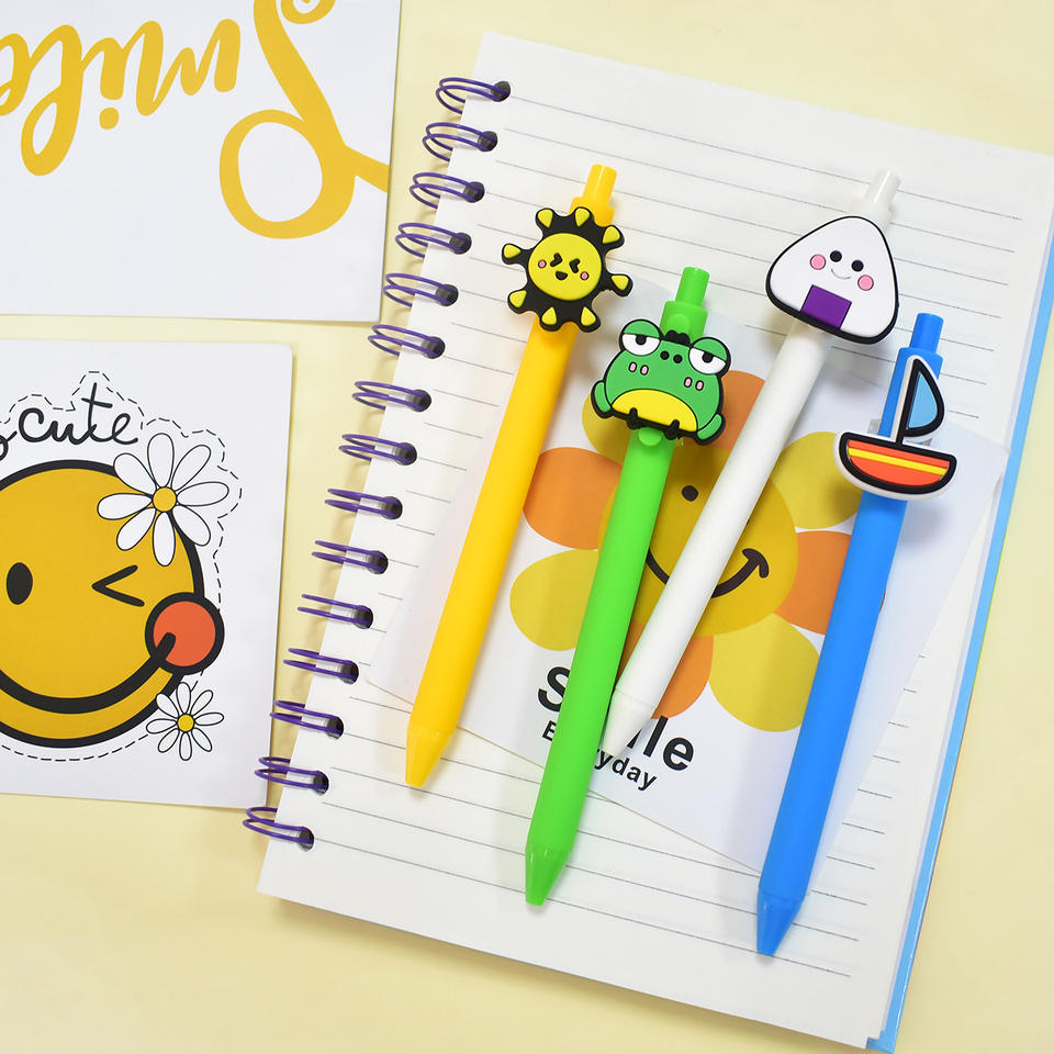 Custom Designed Soft PVC Rubber Pencil Toppers Handmade Plastic Crafts ...